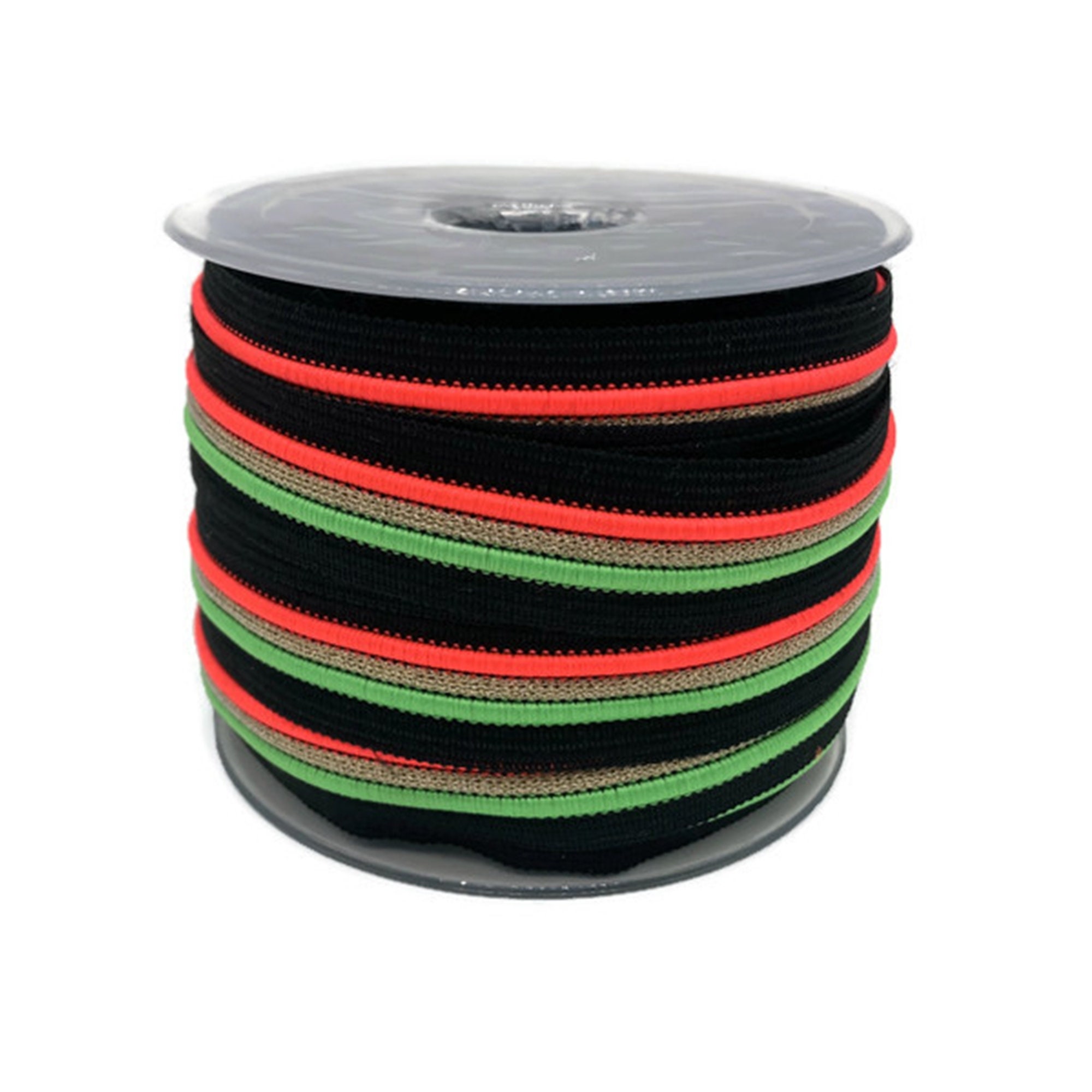20 Mm Neon Green and Orange Colors Striped Trim/middle Line Glitter ...