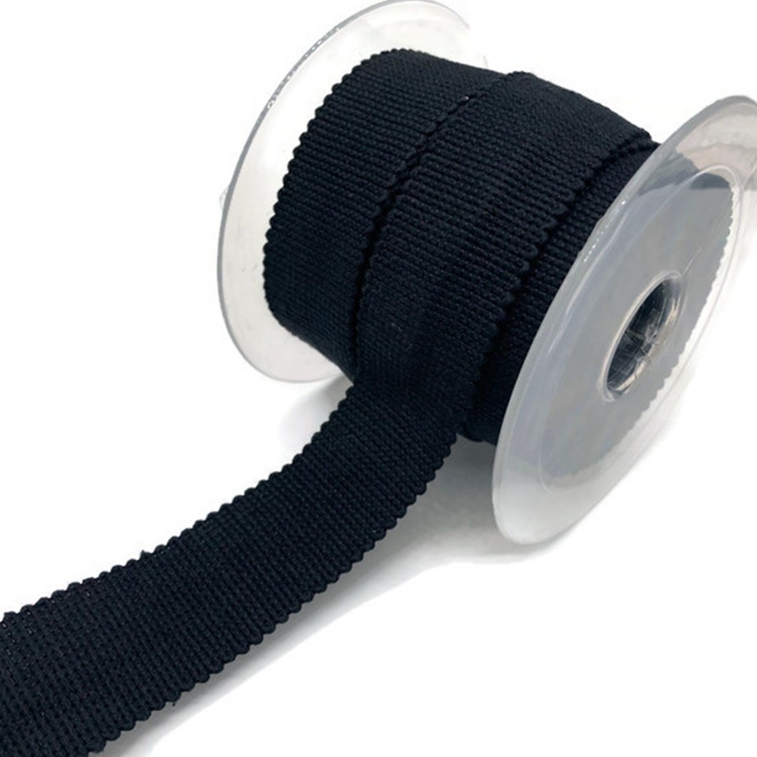 30 Mm Cotton Grosgrain BLACK Trim /bohemian Ethnic Trim/fancy Trim ...