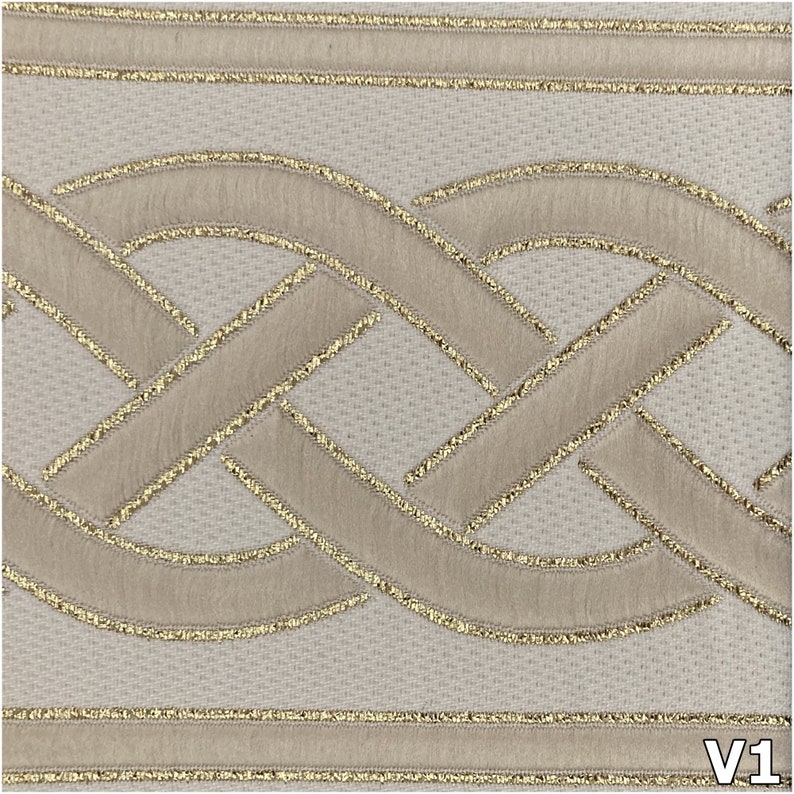 35 Yards/decorative Border Trim for Drapery/jacquard Trims - Etsy