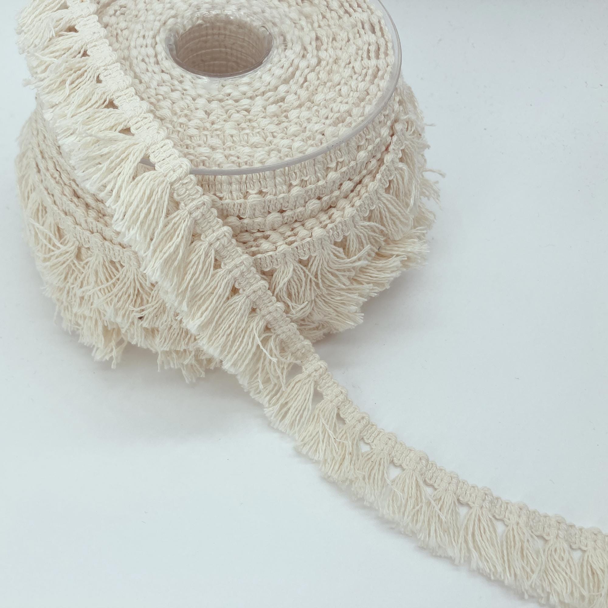 Natural Cotton Tassel Fringe Trim, 20mm, Home Decor, Sold by Yard - Etsy