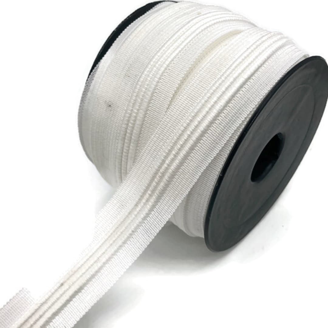 25 Mm Snow White Stripes With White Background/snow White Trim/fancy ...