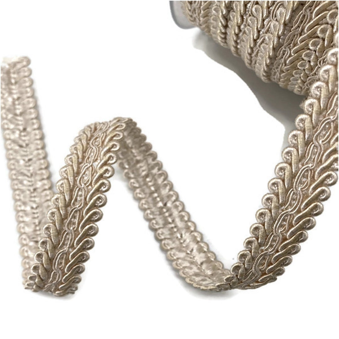 Light Latte Braid Gimp Trimming: 15mm Plaited Ribbon - Etsy