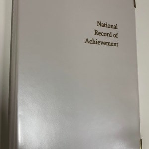 National Record of Achievement Folder Ref Many Colours Available ...