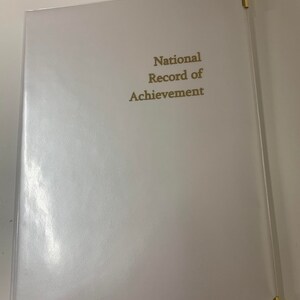 National Record of Achievement Folder Ref Many Colours Available ...
