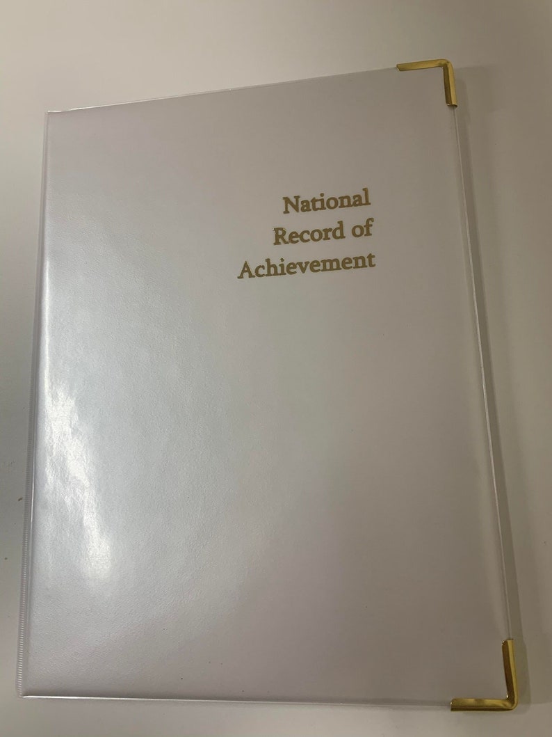 National Record of Achievement Folder Ref Many Colours Available ...