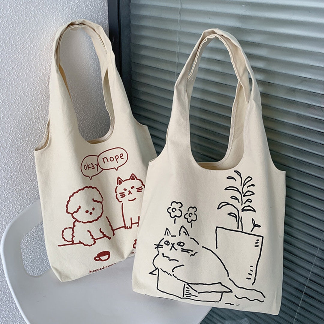 Crossbody Canvas Tote Bag,shopping Bag,eco Bag,large Capacity Multiple ...