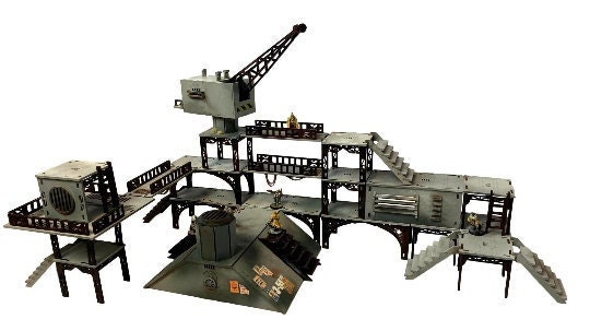 Laser Cutting Files SVG Industrial Building Scenery - Etsy