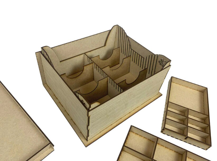 Laser Cutting Files SVG - Elder Sign Organiser Box - Etsy
