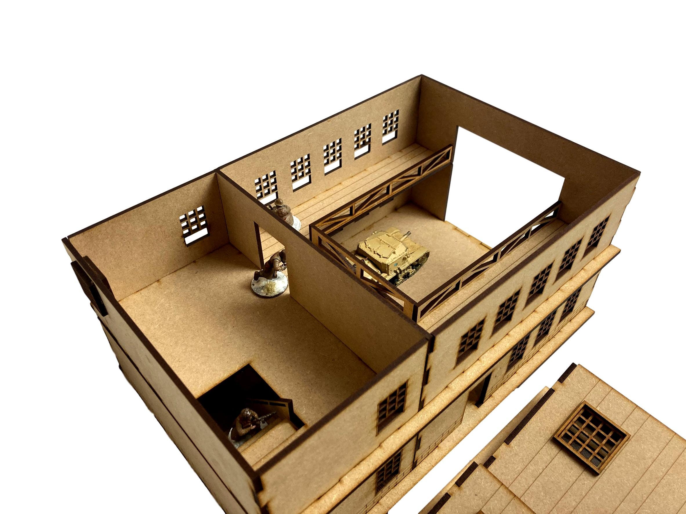 Laser Cutting Files SVG - WW2 (industrial) Buildings Collection 2 for ...