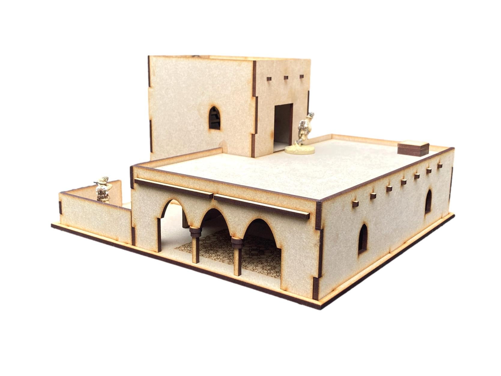 Laser Cutting Files SVG + DXF - Desert Buildings Collection 1 for Ww2 ...