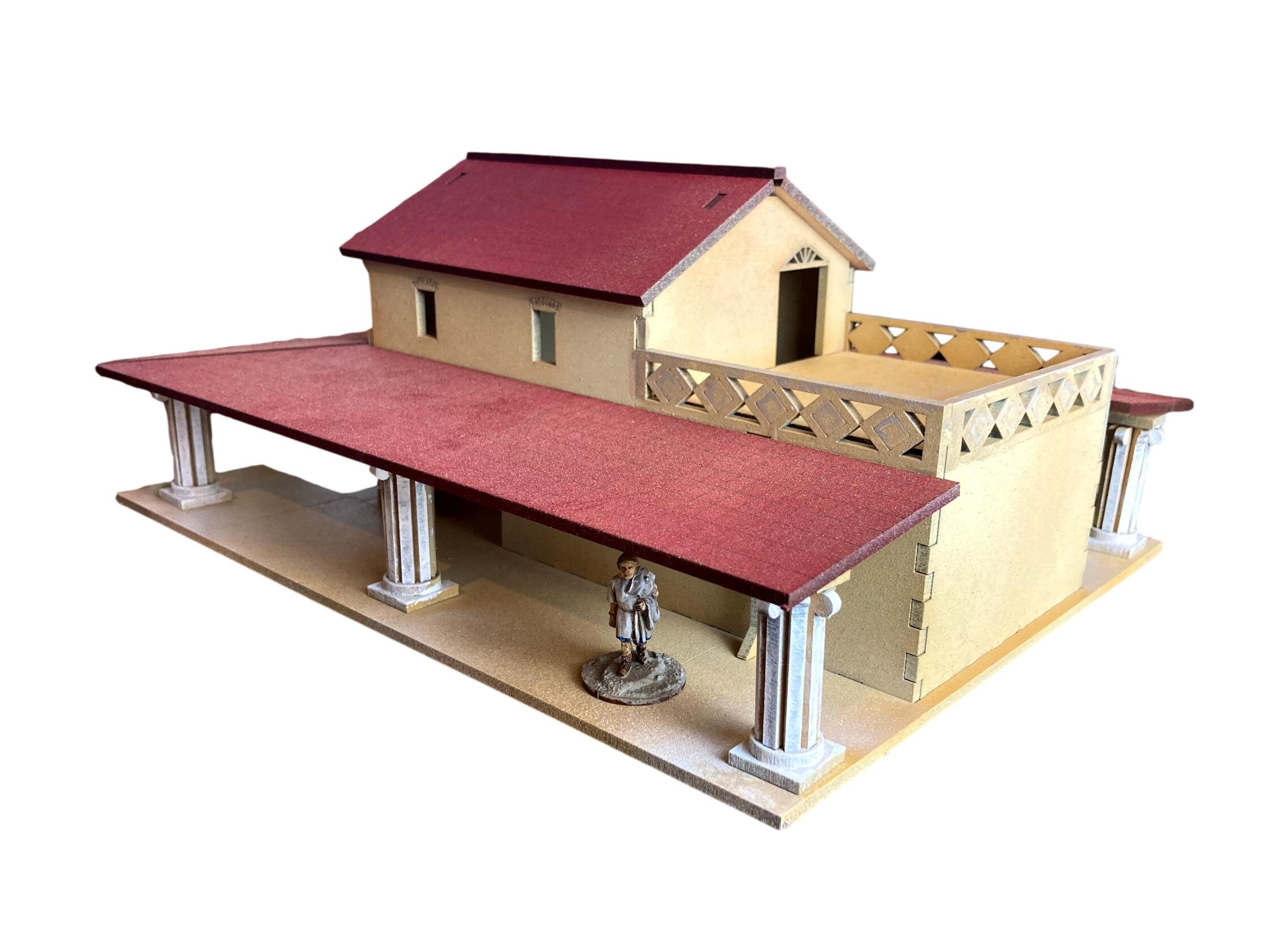 Laser Cutting Files SVG - Ancient Roman Building Scenery Collection ...