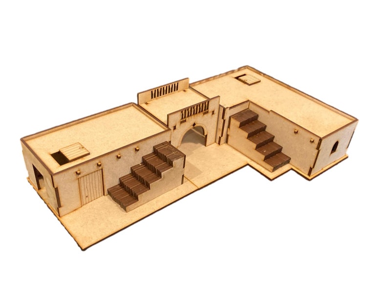 Laser Cutting Files SVG + DXF - Desert Buildings Collection 1 for Ww2 ...