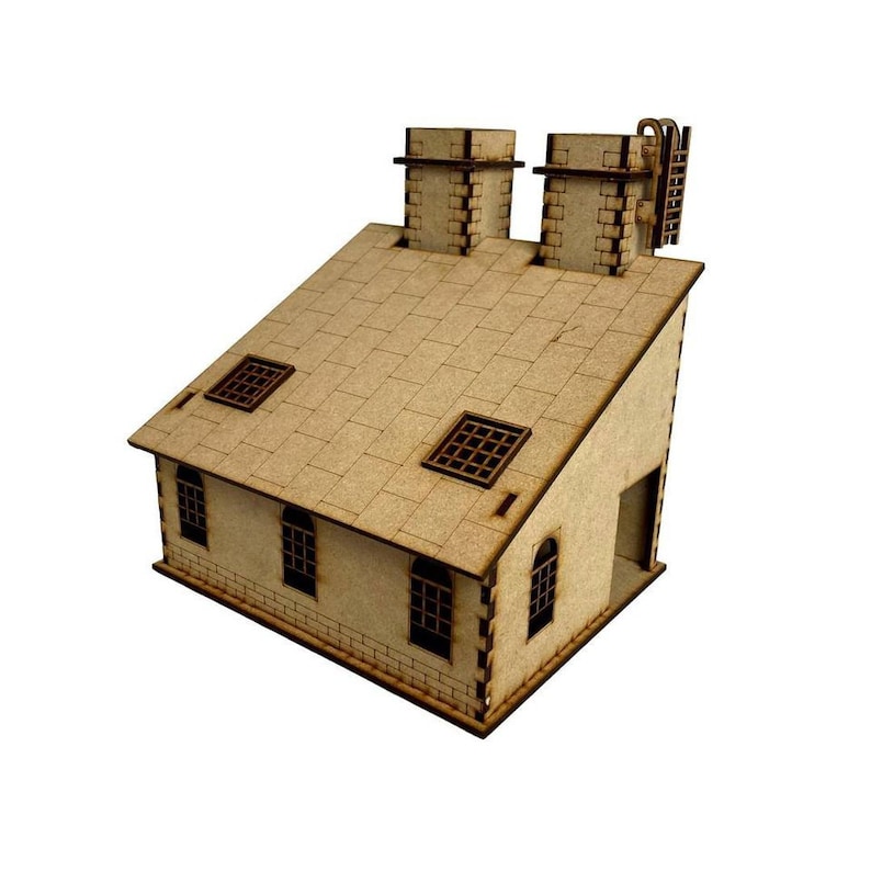 Laser Cutting Files SVG WW2 industrial Buildings - Etsy