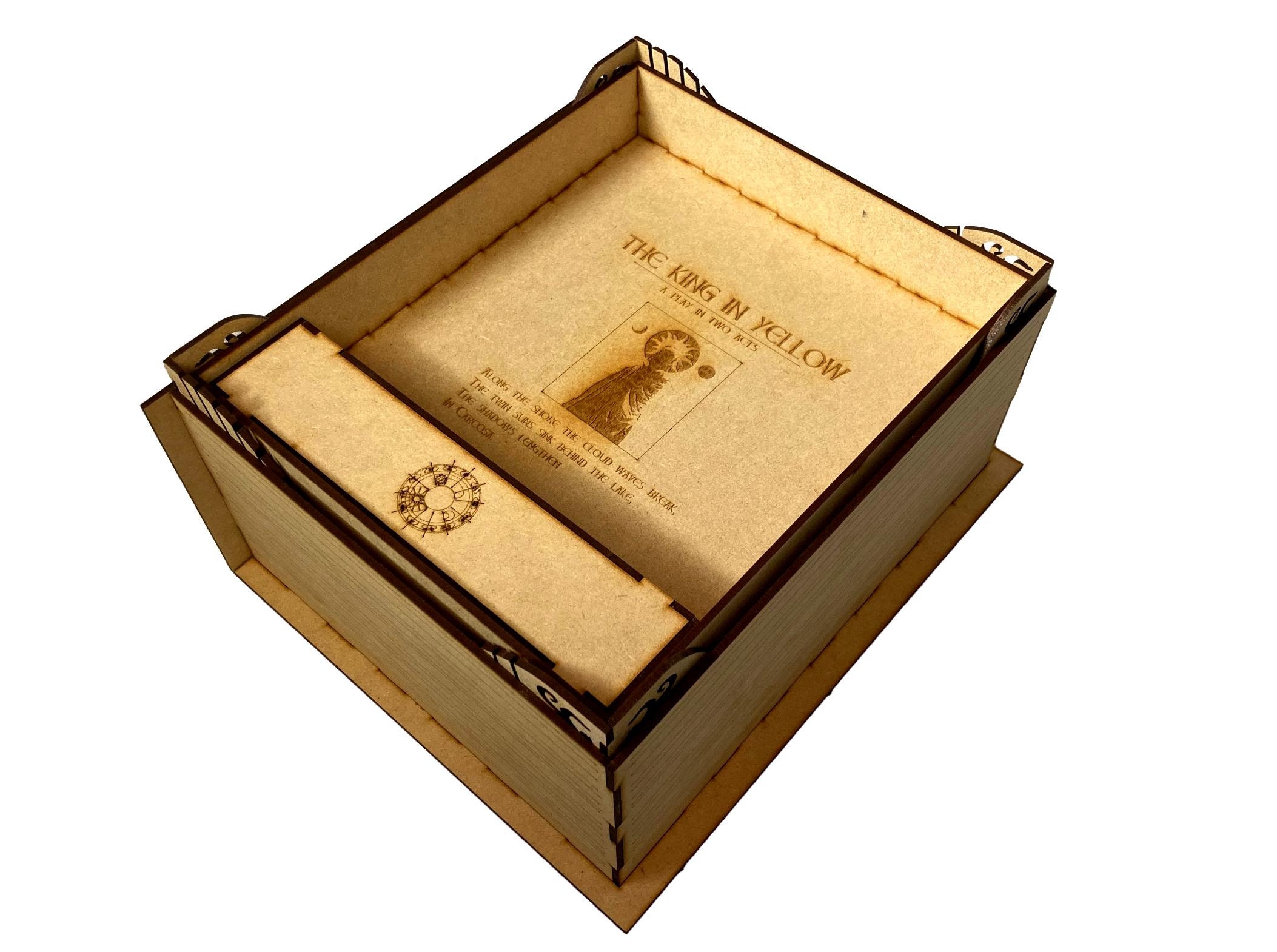 Laser Cutting Files SVG - Arkham Horror LCG Storage Box (yellow King ...