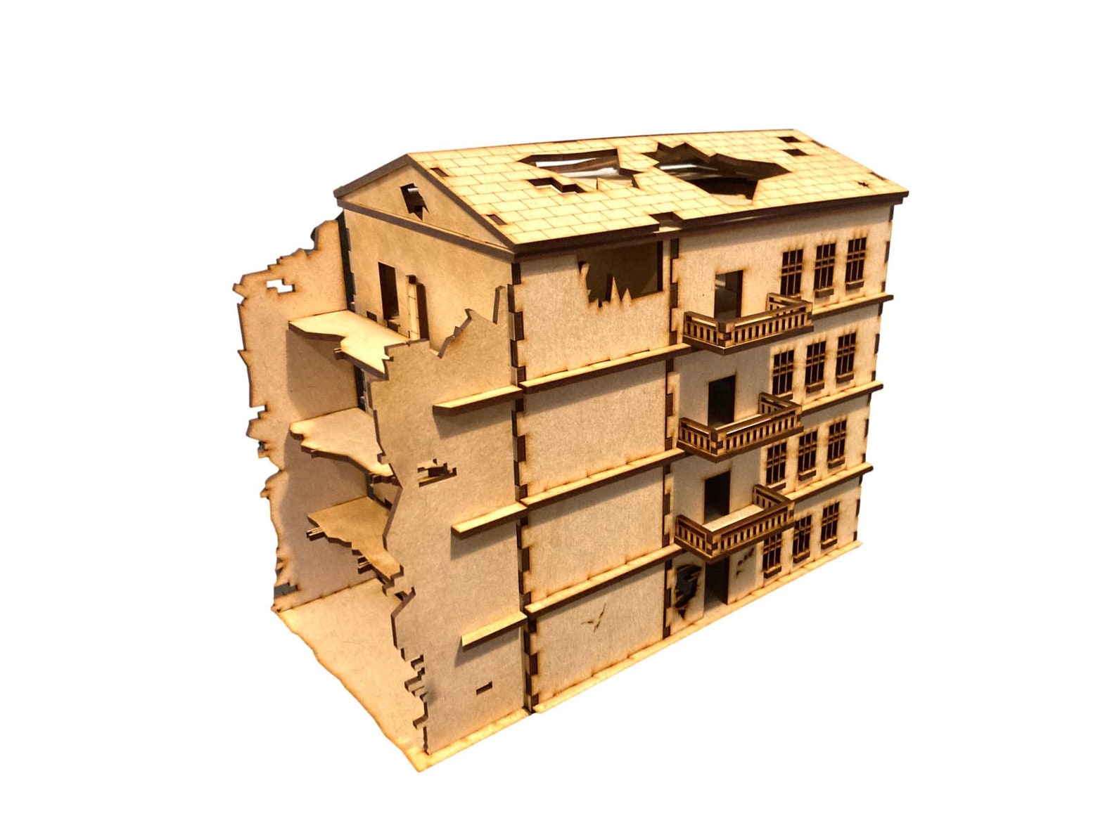 Laser Cutting Files SVG - WW2 Buildings Collection 1 - Village, Pavlov ...