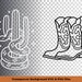 Western Line Art Illustrations. Western SVG, PNG, and EPS Files ...