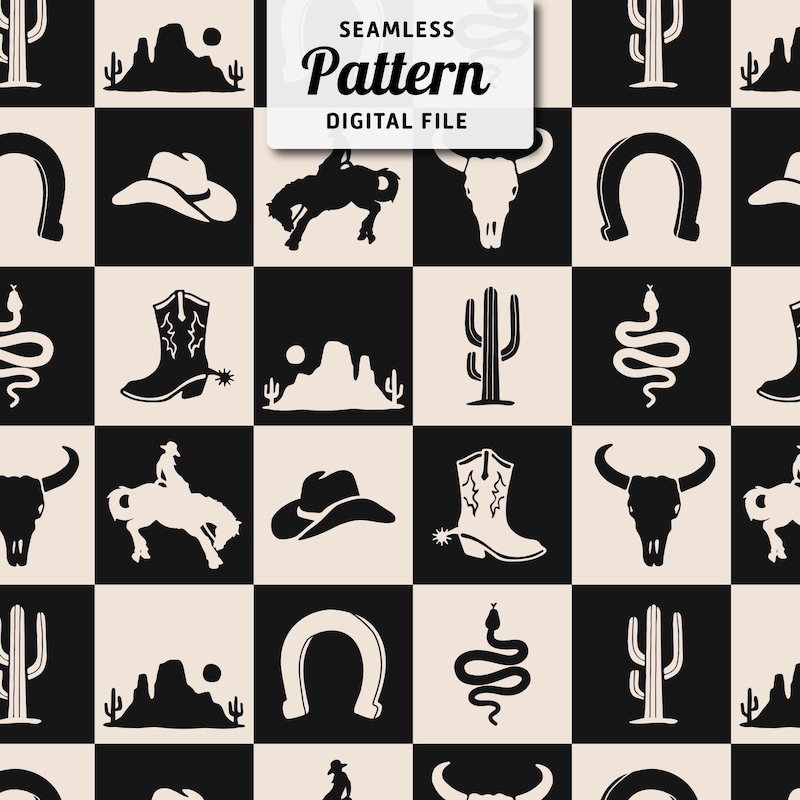 Western Pattern - Etsy