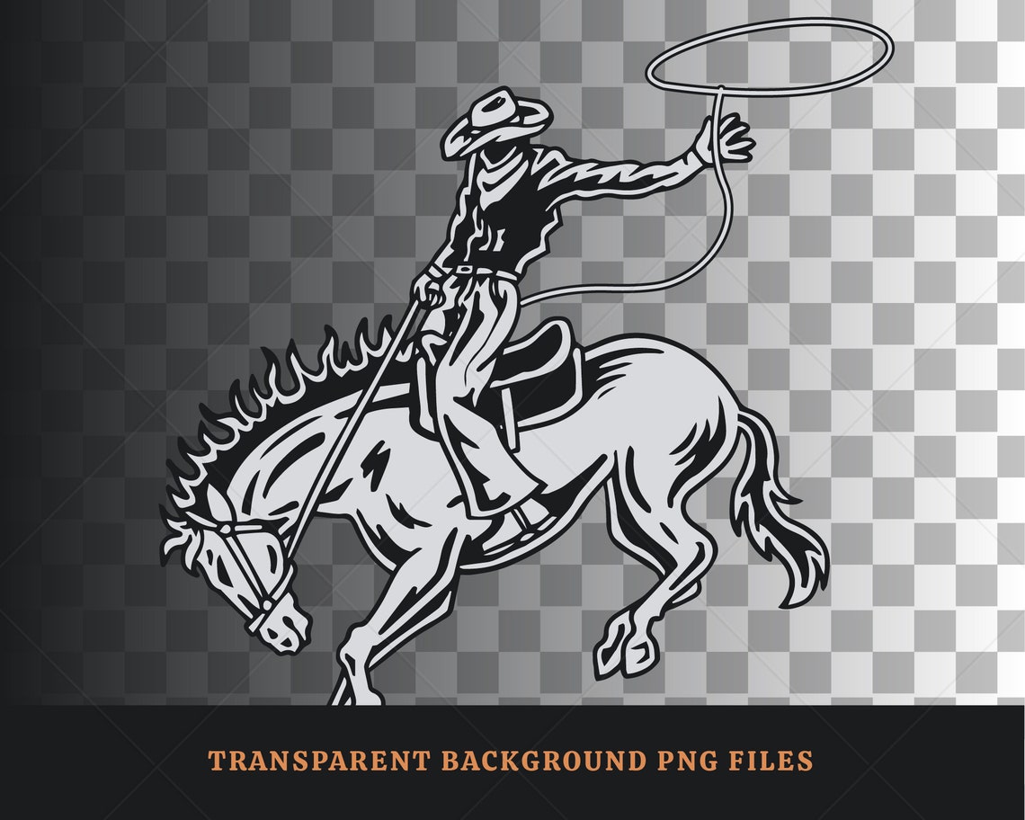 Western Vector Illustrations, Cowboy, Skull, Cactus, Cow Head, Instant ...