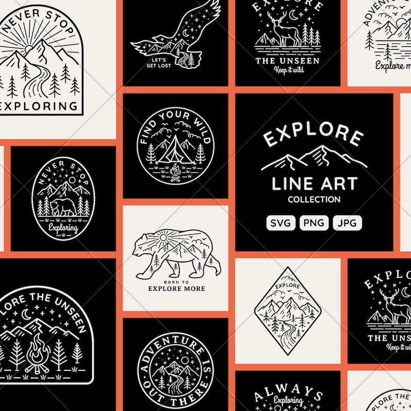 Outdoor Vector Stickers - Etsy