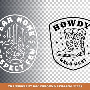 Western Line Art Collection. Western SVG, PNG, and JPEG Designs ...