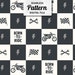 Checkered Motocross Seamless Pattern: Dirt Bike Fabric Print (digital ...