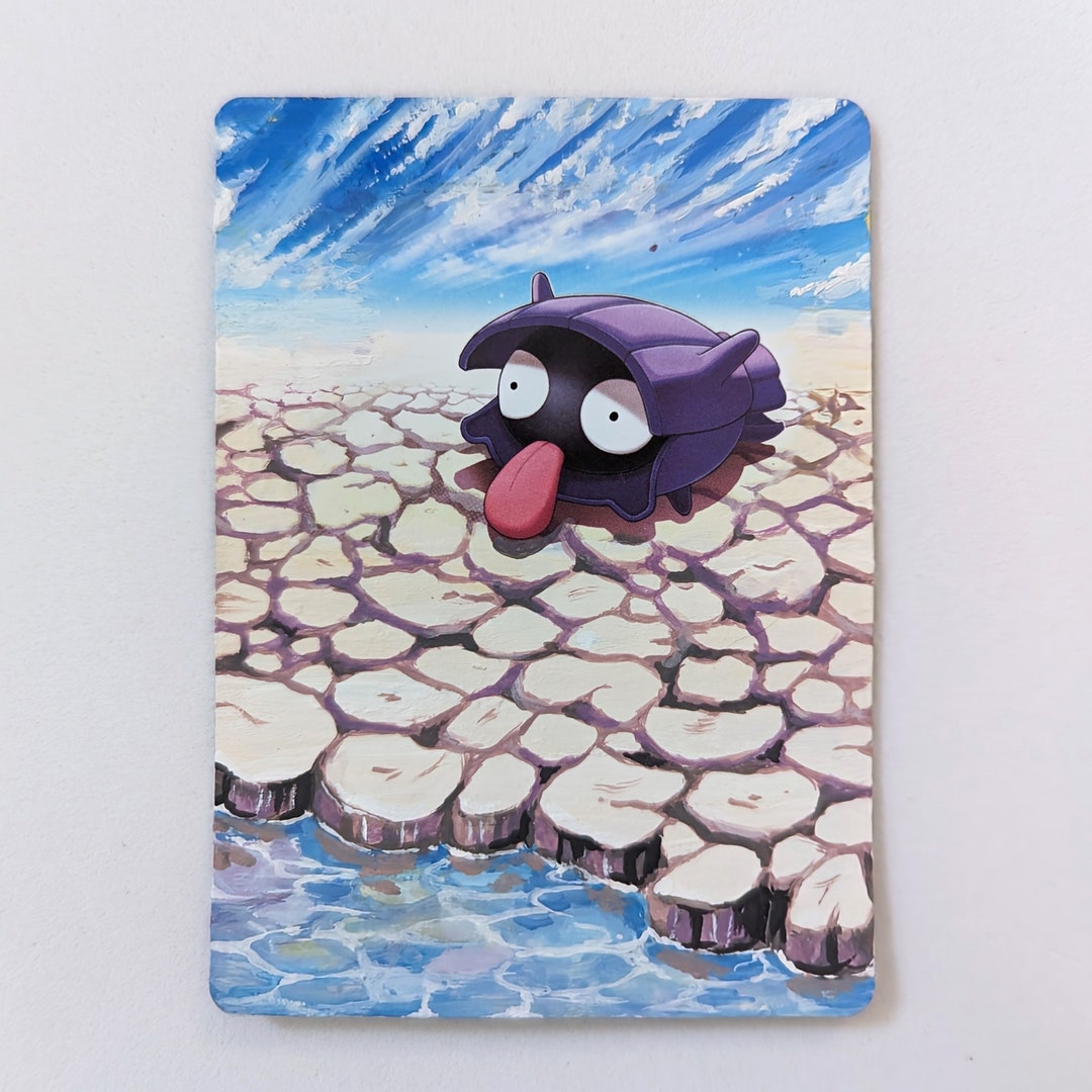 Shellder Hand-painted Original Pokémon Card - Etsy