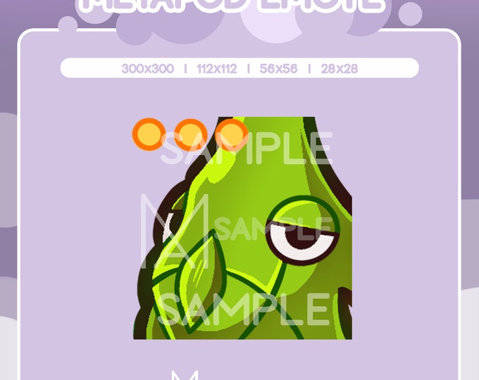 Metapod is Not Amused, Emote, Pokémon Emotes Twitch - Etsy
