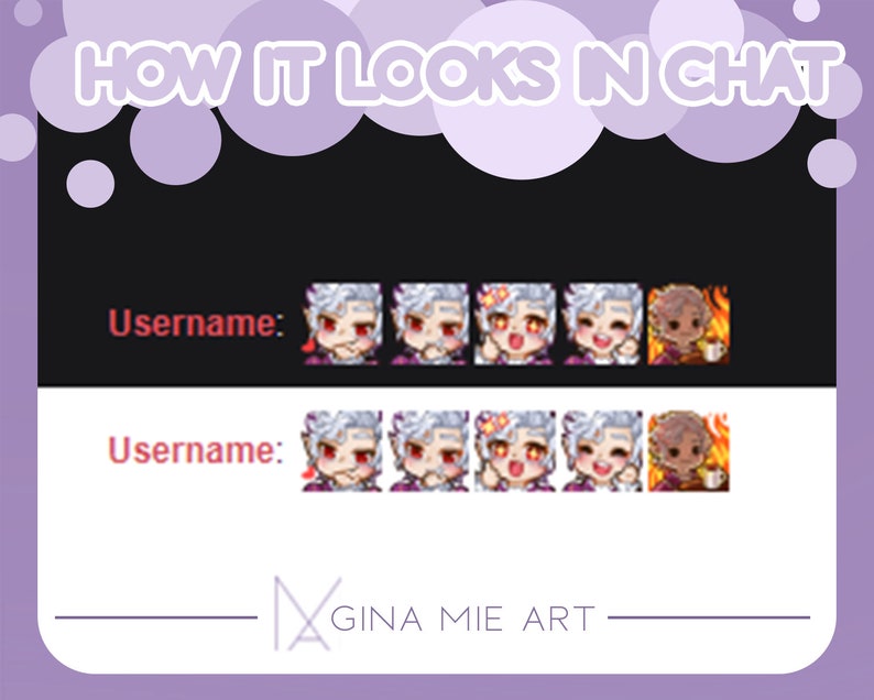 Astarion Smirk, Twitch Emote, Baldur's Gate 3 / BG3 - Etsy