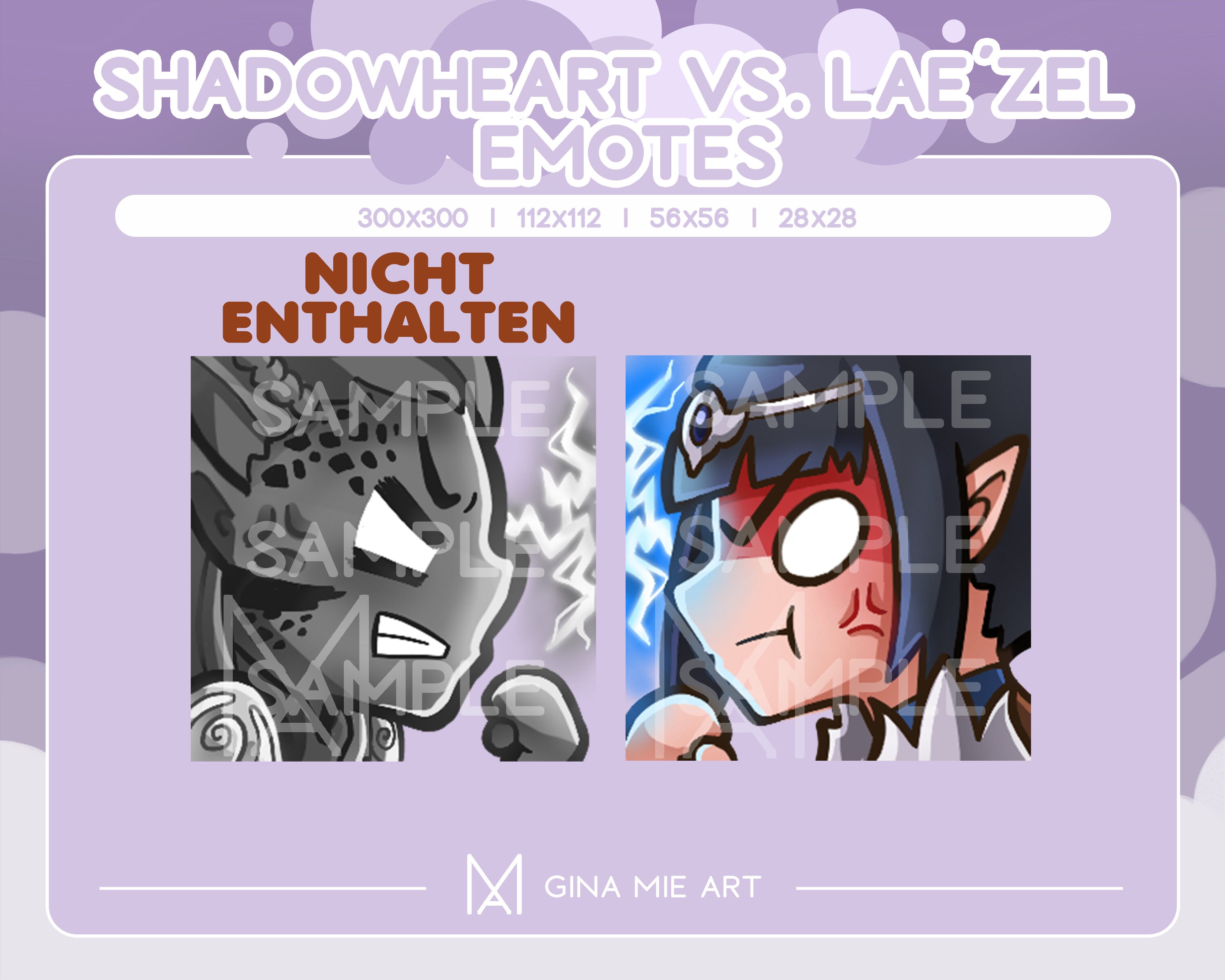 Shadowheart Twitch Emote Set, 6 Emotes, Baldur's Gate 3 / BG3 - Etsy