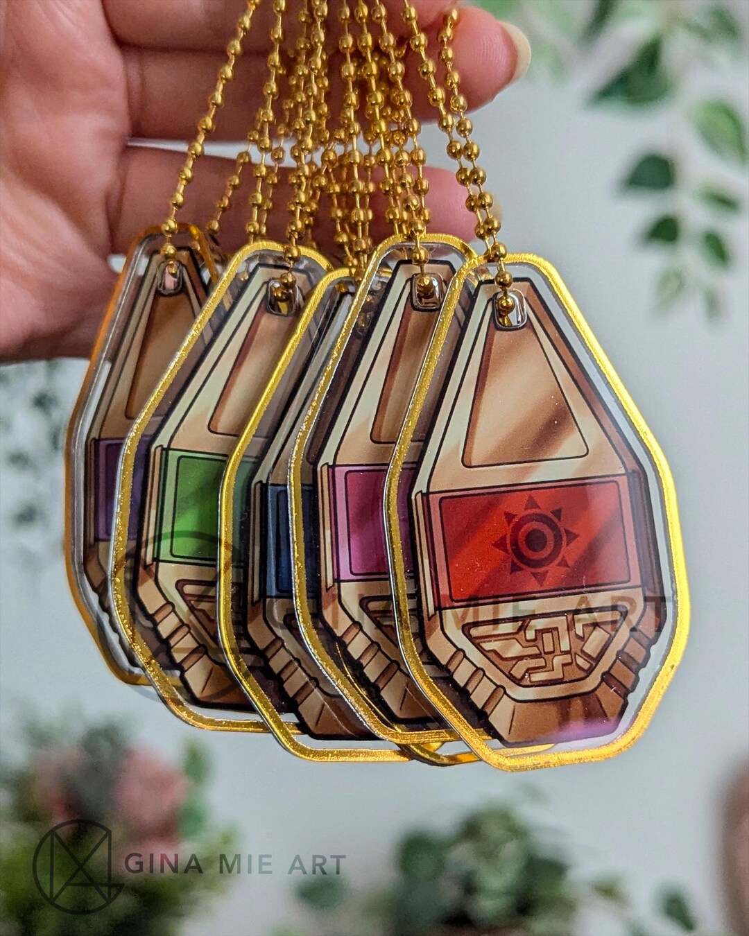 Digicrest - CHARM Keychain - Digimon Fanart // Gina Mie Art - Etsy UK