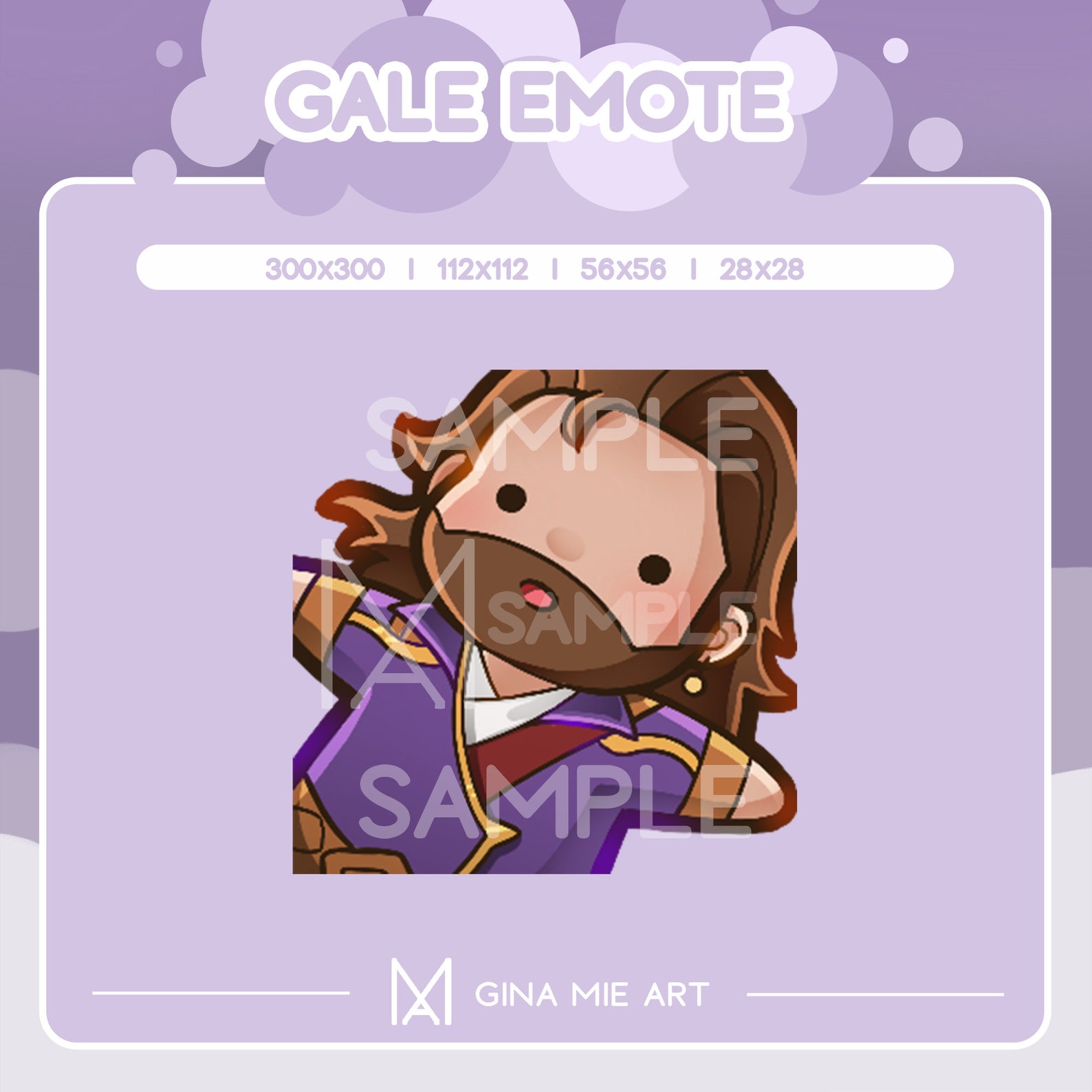 Gale Twitch Emote Set, 5 Emotes, Baldur's Gate 3 / BG3 - Etsy
