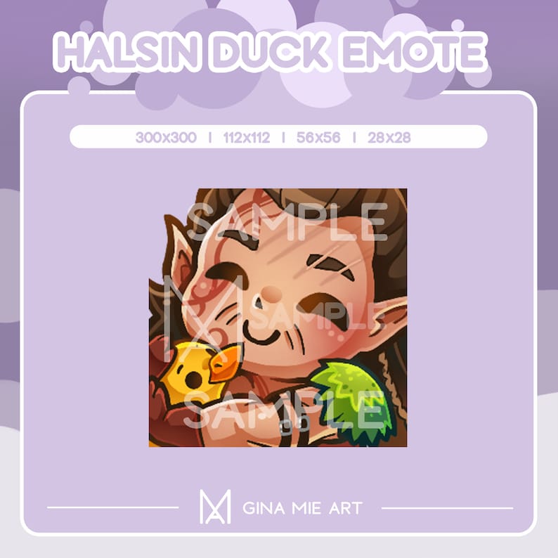 Halsin Loves Ducks, Twitch Emote, Baldur's Gate 3 / BG3 - Etsy