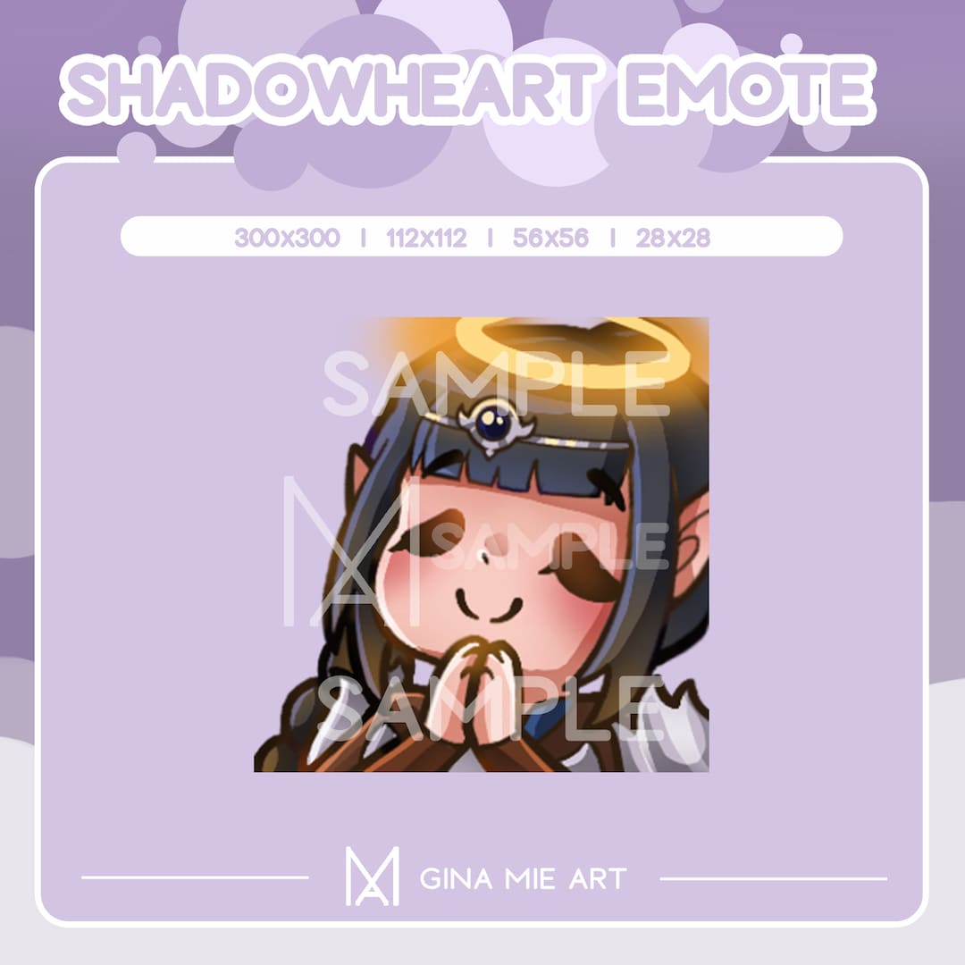 Innocent Shadowheart Twitch Emote, Baldur's Gate 3 / BG3 - Etsy