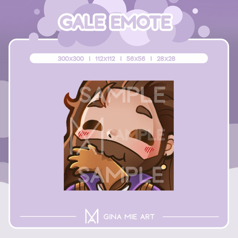 Gale Twitch Emote Set, 5 Emotes, Baldur's Gate 3 / BG3 - Etsy