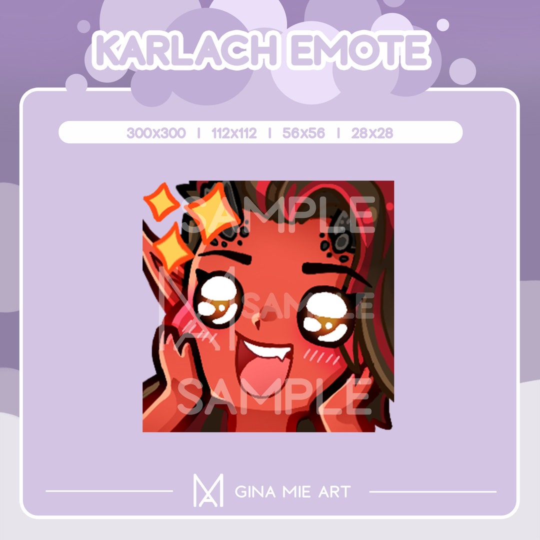 Karlach Twitch Emote, Aww Emote, Baldur's Gate 3 / BG3 - Etsy