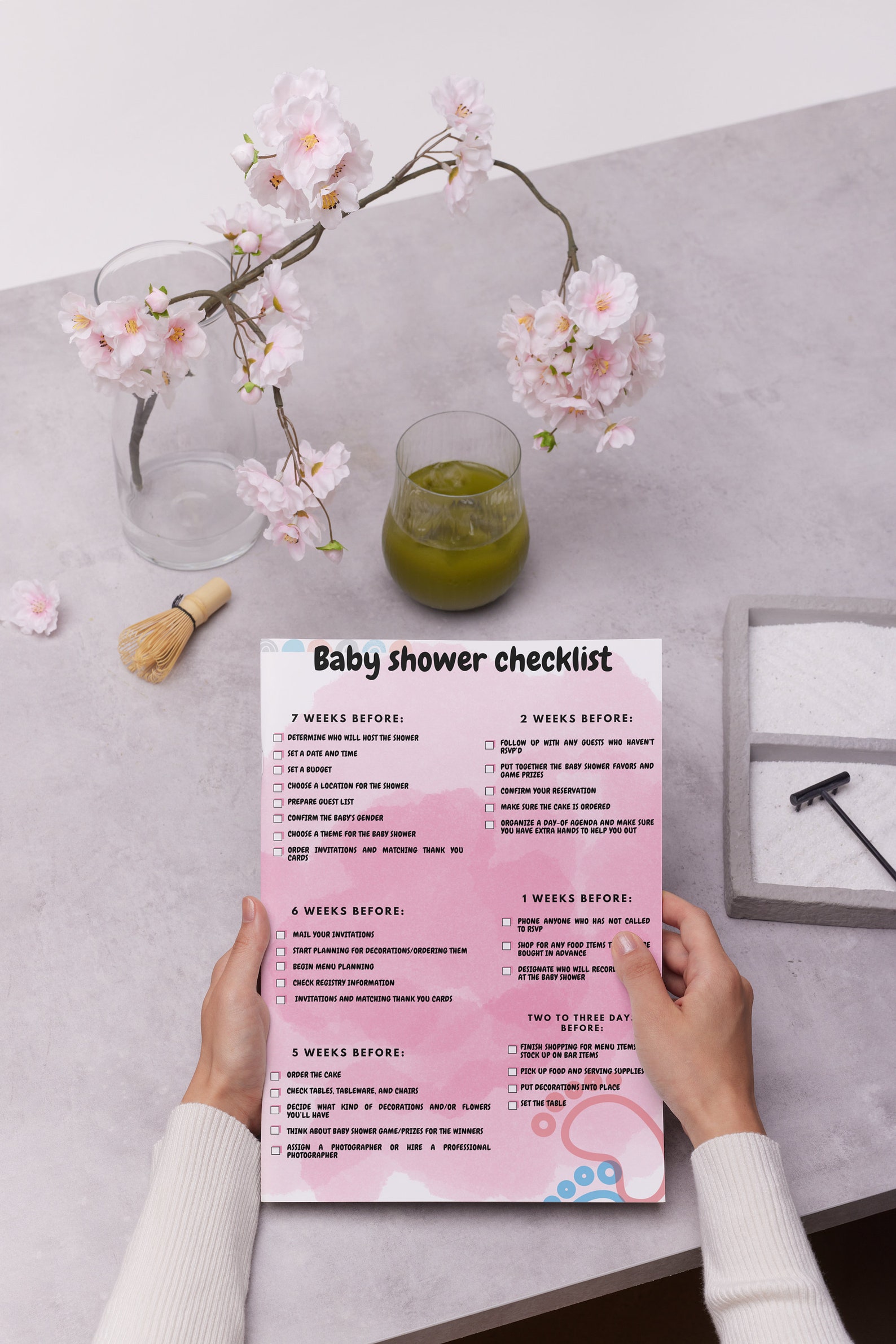 Baby Shower Checklist Complete Guide Digital Checklist Baby Shower ...