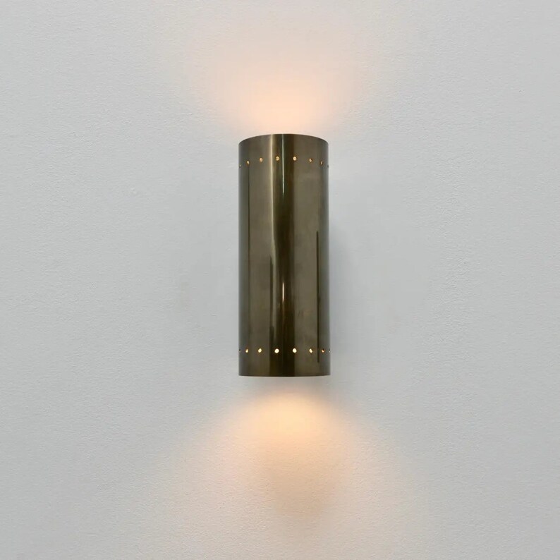 Italian Style Brass Modern Wall Sconce , Mid Century Lighting , Vanity ...