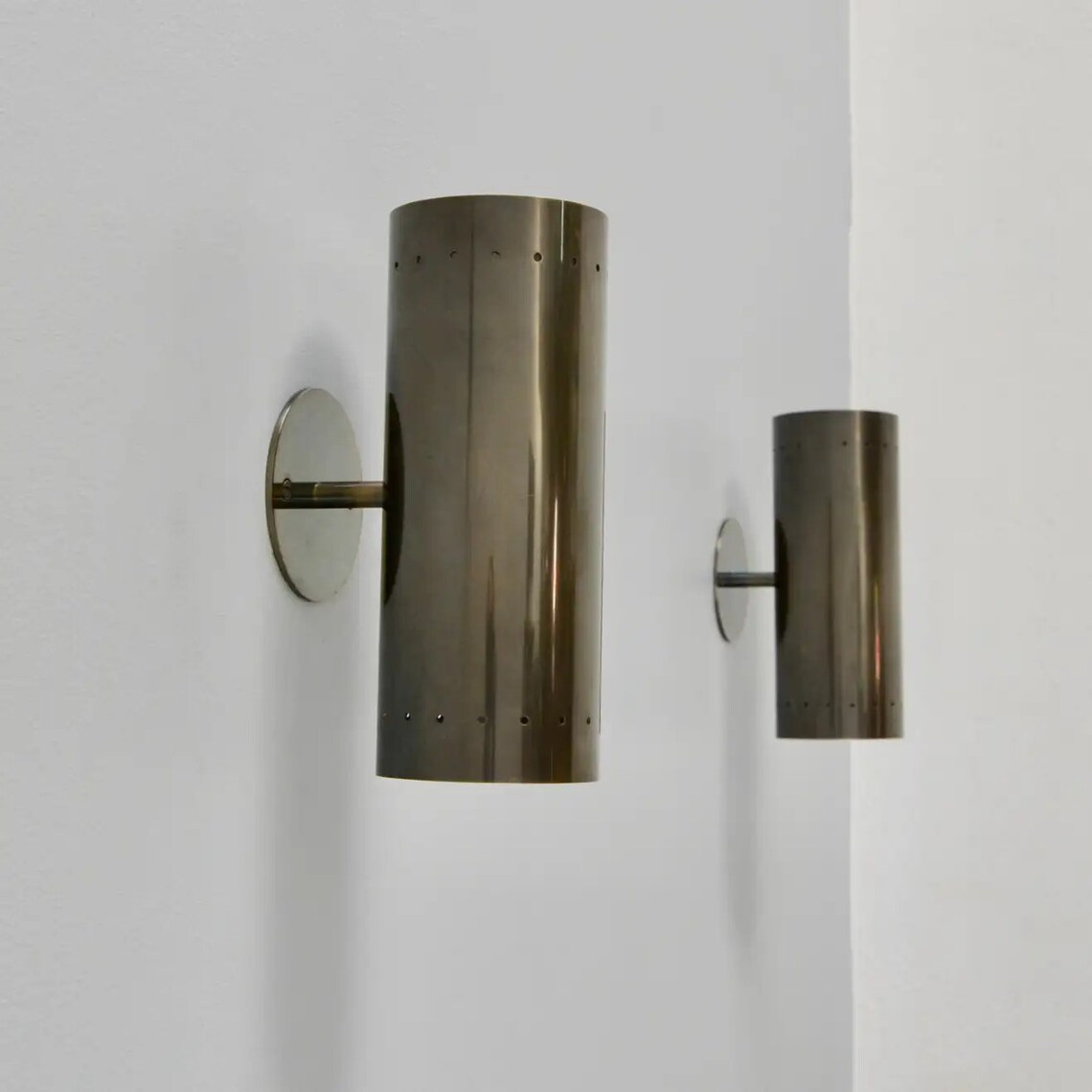 Italian Style Brass Modern Wall Sconce , Mid Century Lighting , Vanity ...