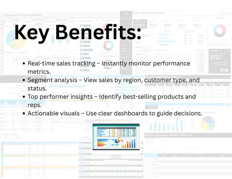 Sales Professional Dashboard Toolkit - Etsy
