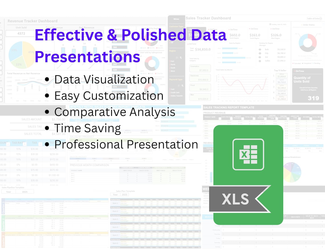 Sales Professional Dashboard Toolkit - Etsy