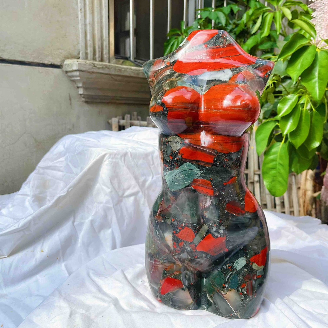 13.6kgcrystalafrican Blood Stone Lady Bodycrystal, African Blood Stone ...