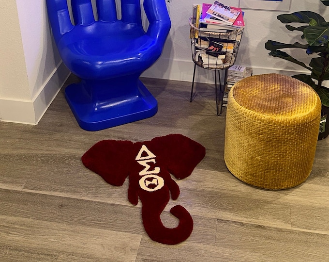 Delta Sigma Theta/ Greek/ Sorority/ Divine 9/ Crimson/ Cream/ Elephant ...