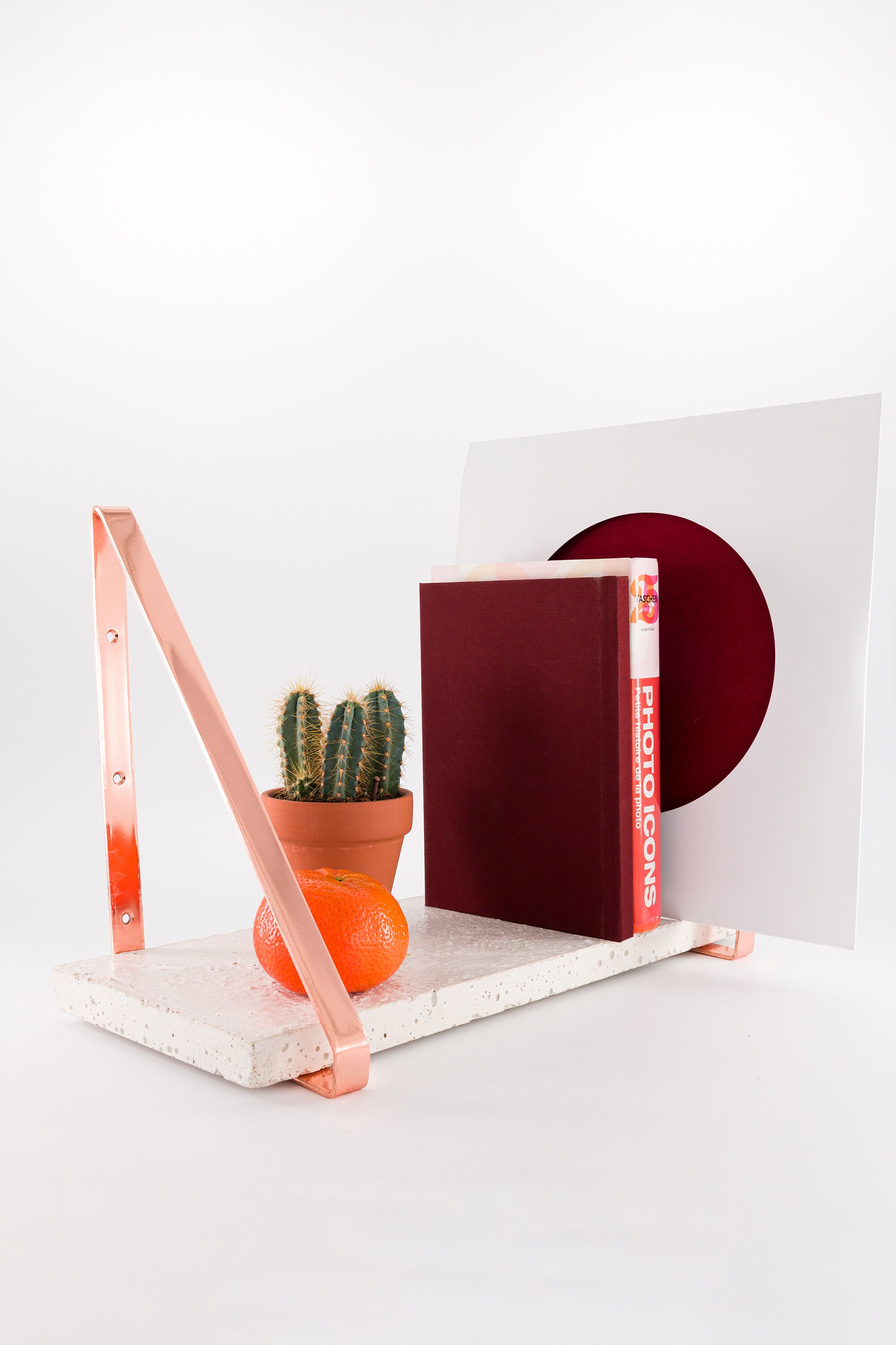 Minimalist Design Concrete Wall Shelf Decorative Storage, Modern and ...