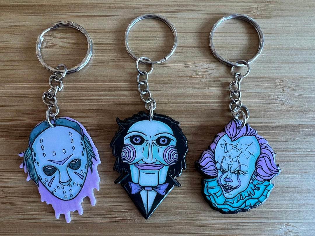 Scary Horror Movie/film Character Villain Keychains - Etsy