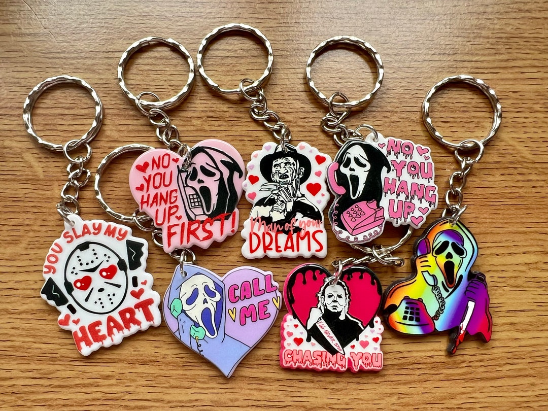 Horror/scary Movie Various Double Sided Keychains - Etsy UK