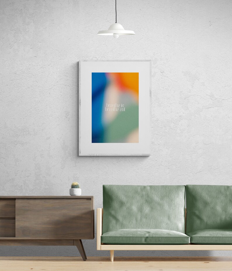 PRINTABLE Gradient Wall Art Wall Decor Aura Gradient Print - Etsy