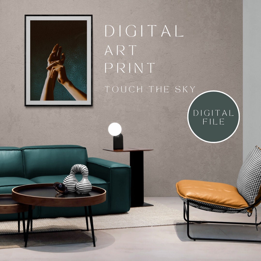 PRINTABLE Night Sky Digital Art Print Digital Download, Printable ...