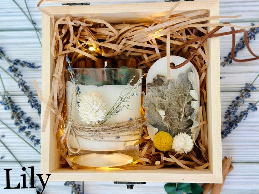Candle Gift Box / Candle Gift Set / Gift for Her / Luxury Candle Set ...