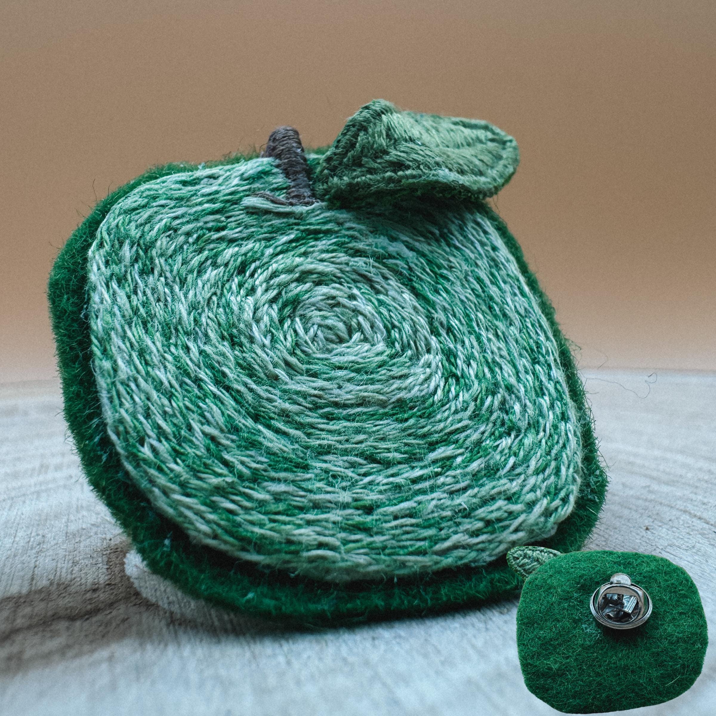 Handmade Wool and Felt Shaped Pin Badges - Etsy