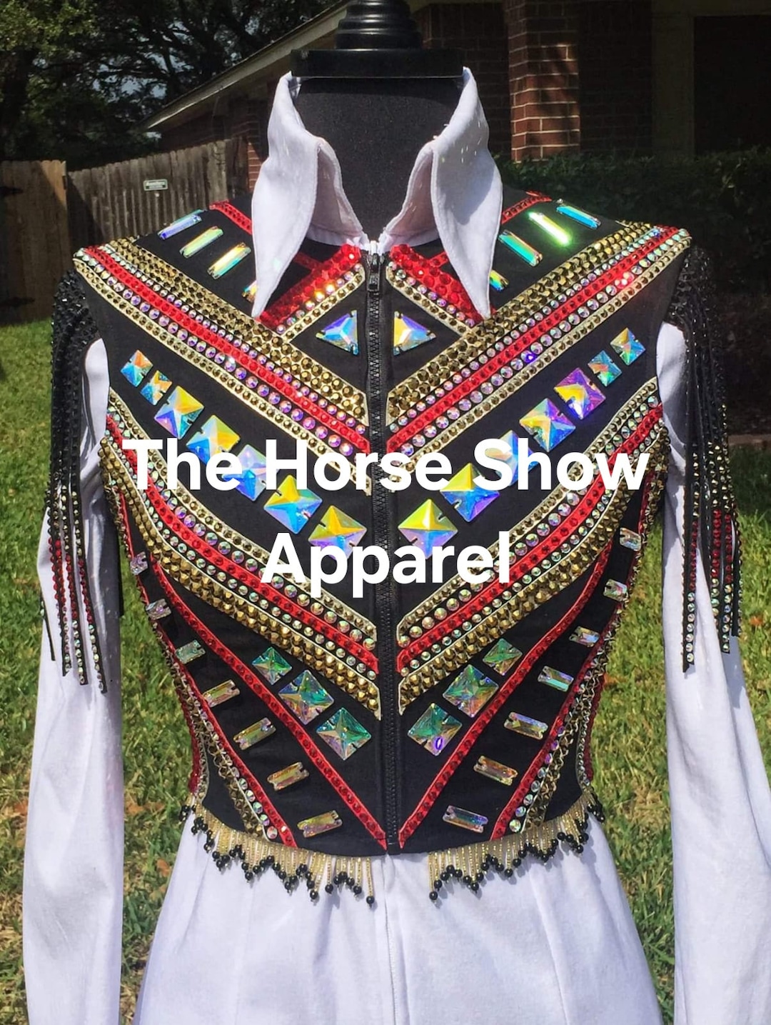 Western Women Show Vest Western Custom Rodeo Queen, Showmanship ...